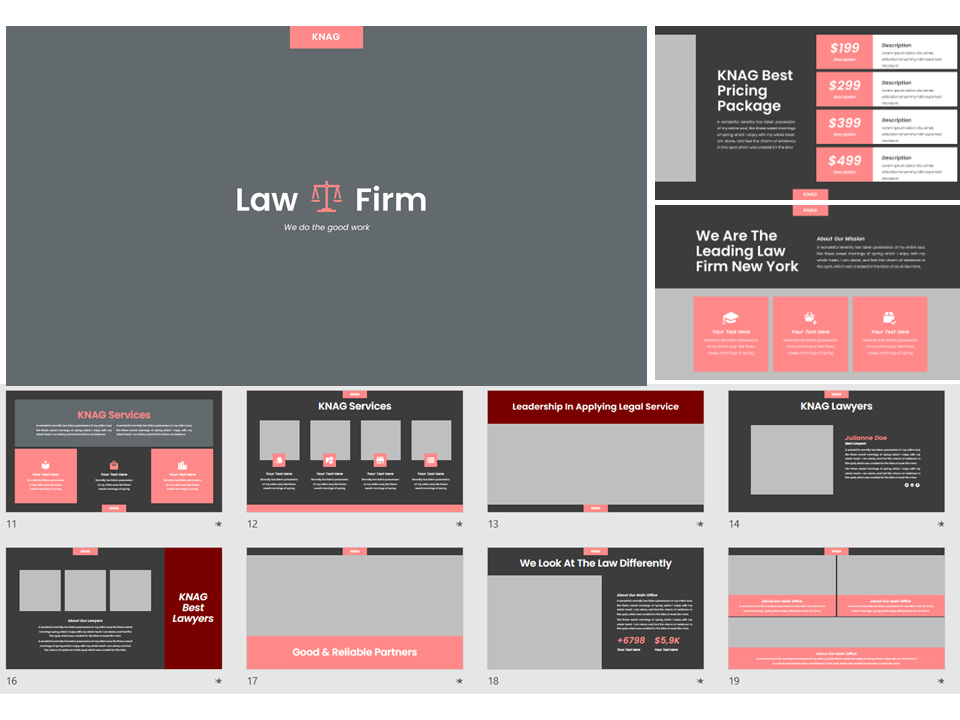 Law Firm PowerPoint Template for Free Law Firm PowerPoint Template for Free