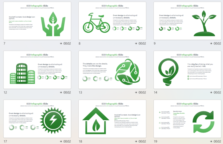Environment presentation Template